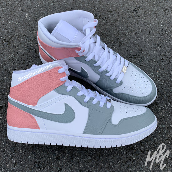 OG Colourway (Create Your Own) - Custom Nike Jordan 1 Mid Trainers ...