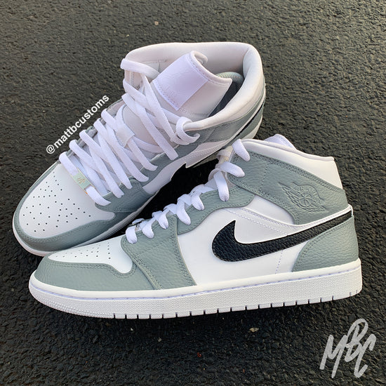 OG Colourway (Create Your Own) - Custom Nike Jordan 1 Mid Trainers ...