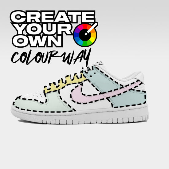 Colourway (Create Your Own) - Custom Nike Dunk Low Trainers – MattB Customs
