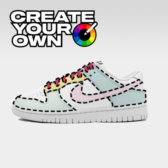 Colourway (Create Your Own) - Custom Nike Dunk Low Trainers – MattB Customs