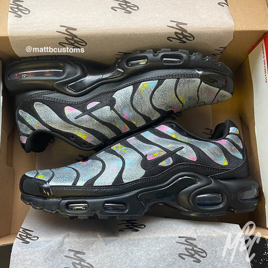 Concrete Abstract Design - Custom Nike TN Trainers | UK 8 – MattB Customs