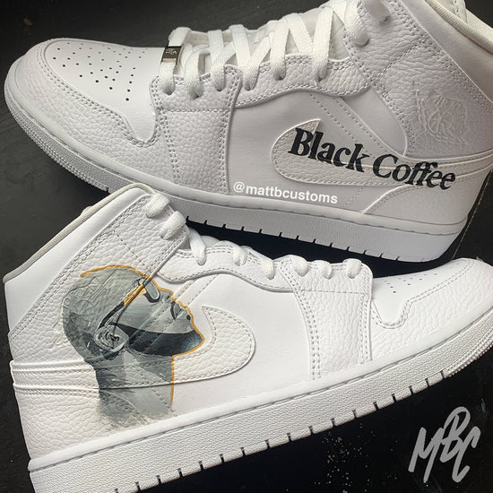 Freestyle (Create Your Own) Design - Custom Nike Jordan 1 Mid Trainers ...