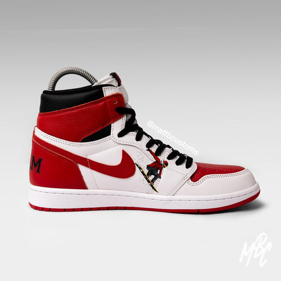 Freestyle (Create Your Own) Design - Custom Nike Jordan 1 Mid Trainers ...