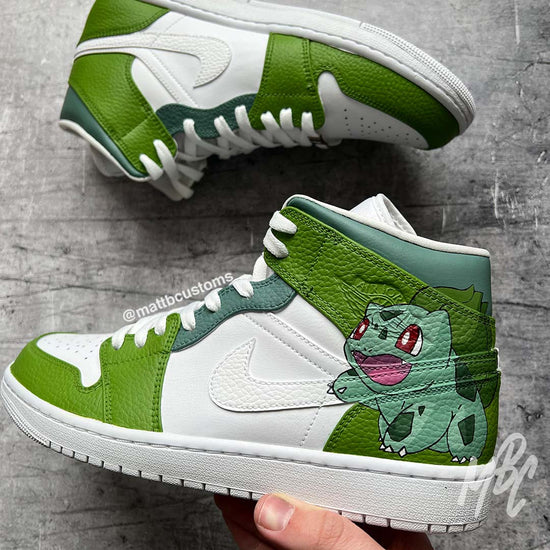 Freestyle (Create Your Own) Design - Custom Nike Jordan 1 Mid Trainers ...