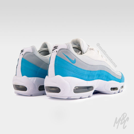 Ice Blue Colourway - Air Max 95 | UK 9 – MattB Customs