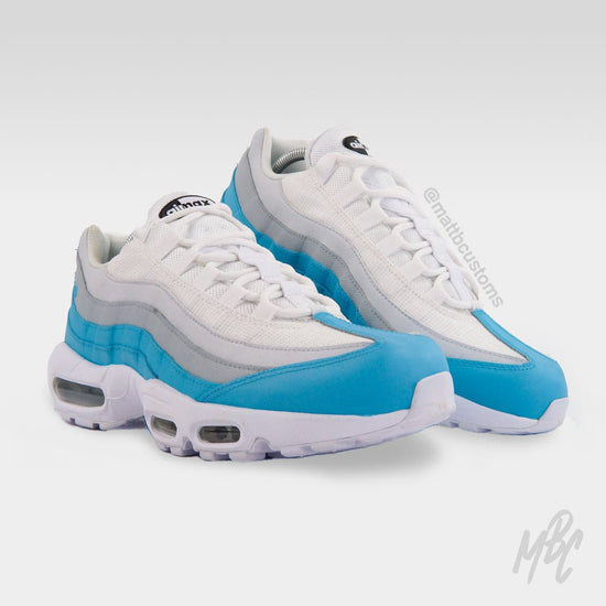 Ice Blue Colourway - Air Max 95 | UK 9 – MattB Customs